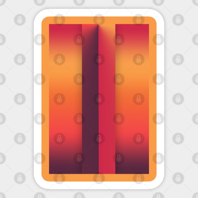 Sunset Colors Gradient - Gradient Colors - Sticker | TeePublic